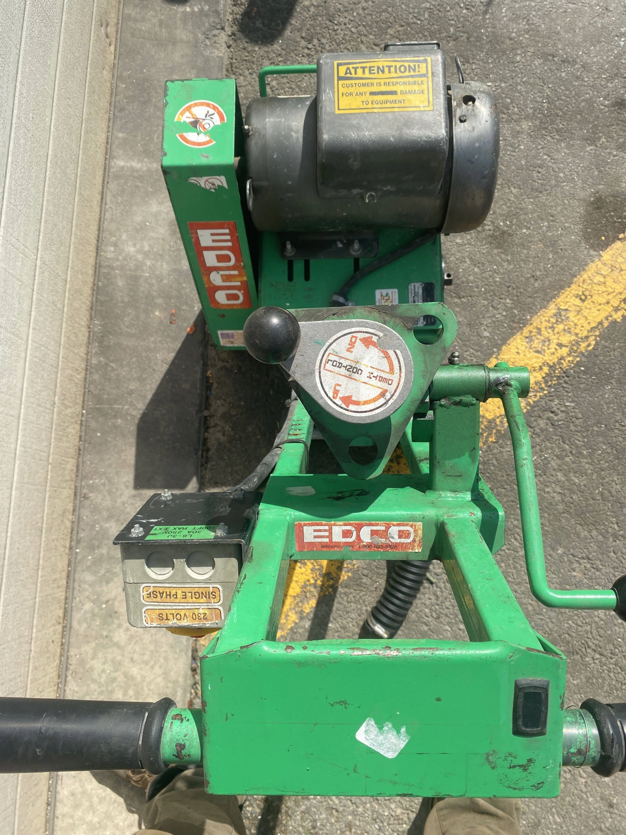 Edco Electric Scarifier - CPM8-5B 230V Single Phase – expoequipmentsales